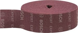 bosch professional 1x expert n880 fleece roll (for steel sheets, width 100 mm, length 10 m, accessories hand sanding)