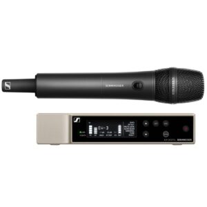 sennheiser ew-d 835-s dynamic handheld microphone set, black, xlr connectivity