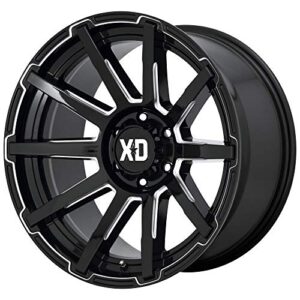 xd wheel xd847 18x9 6x5.5 g-blk mill 12mm