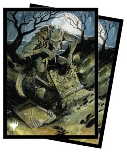 innistrad midnight hunt 100ct sleeves v3 featuring graveyard glutton for magic