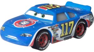 disney cars toys pixar cars die-cast ralph carlow, 1:55 scale fan favorite character vehicle for racing and storytelling fun, gift for kids ages 3 years and older, multicolor, (hfb53)