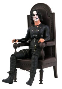 diamond select toys san diego comic-con 2021 exclusive the crow deluxe action figure, multicolor