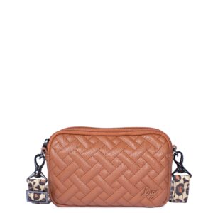 lug coupe xl vl crossbody bag, copper brown