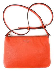 kate spade new york leila triple gusset crossbody (coral buds)