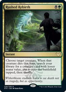 magic: the gathering - rushed rebirth (228) - foil - strixhaven: school of mages