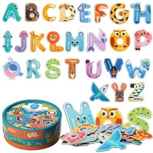 wooden magnetic letters