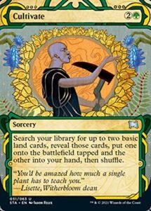 magic: the gathering - cultivate (051) - borderless - strixhaven mystical archive