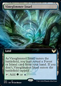 magic: the gathering - vineglimmer snarl (365) - extended art - foil - strixhaven: school of mages