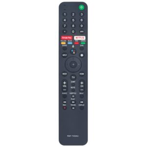 rmf-tx500u voice replace remote applicable for sony bravia tv kd-75x75ch xbr-55a8h xbr-55x950g xbr-65a8h kd-65x750h xbr-49x950h xbr-75x900h xbr-75x850g xbr-65x90ch kd-65x75ch xbr-65x950g xbr-75x950g