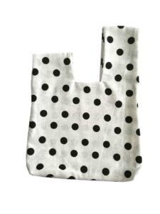 chezi women's cute pattern knot bag small size (polka dot)