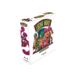 backspindle games lucha wars board game | luchador mexican wrestling dice | dice rolling game | fun family game for adults and kids | ages 6+ | 1-8 players | average playtime 30 minutes