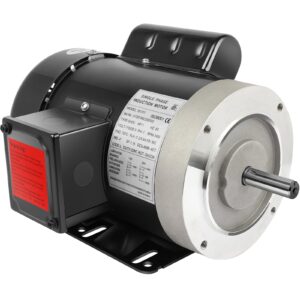 1 hp electric motor general purpose single phase motor 3450 rpm 115/230v 11.2/5.6a 56c frame tefc cw/ccw