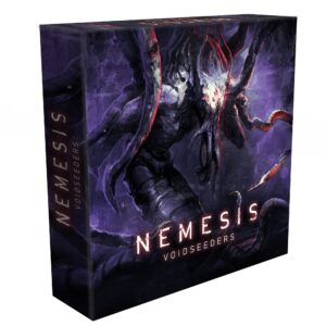 nemesis voidseeders board game expansion - new alien race & mechanics! terrifying miniatures compatible with classic & lockdown, ages 14+, 1-5 players, 1-2 hour playtime, made by rebel studio