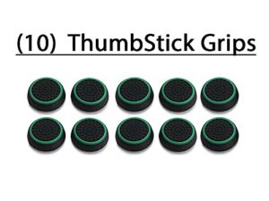 10 pcs silicone cap joystick thumb grip protect cover for ps3 ps4 ps5 xbox 360 xbox one xbox series x wii u nswitch pro controllers game controllers