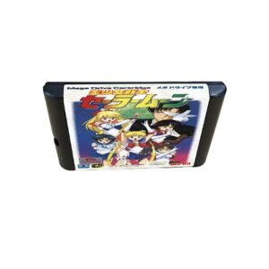 aditi pretty soldier sailor moon - 16 bit md games cartridge for megadrive genesis console (usa eu case)