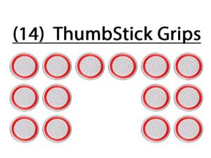 7 pairs 14 pcs silicone cap joystick thumb grip protect cover for ps3 ps4 ps5 xbox 360 xbox one xbox series x wii u nswitch pro controllers game controllers