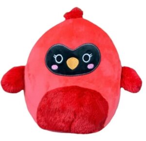 squishmallows official kellytoy cazlan the red cardinal bird squishy soft stuffed plush toy animal (12 inch)