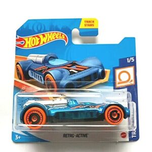 diecast hotwheels retro active, track stars 1/5 (short card)