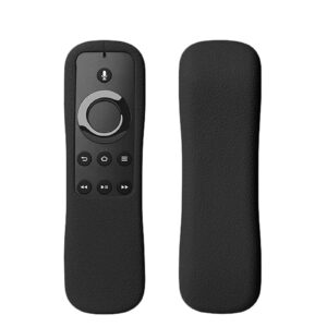 ueohitsct silicone remote control case protective cover fit for amazon fire tv stick with alexa voice remote control