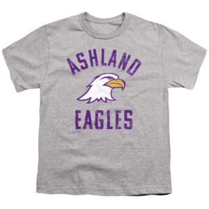 ashland university official ashland eagles logo unisex youth t shirt,athletic heather, x-large