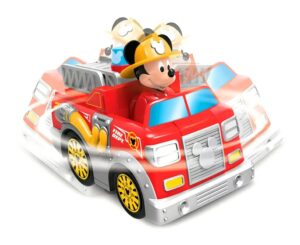 disney junior mickey's 5.5" full-function remote control firetruck, r/c vehicle, children ages 3 years and up