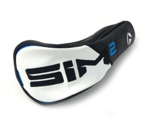 taylormade new 2021 golf sim2 rescue hybrid headcover black/white/blue/lime neon