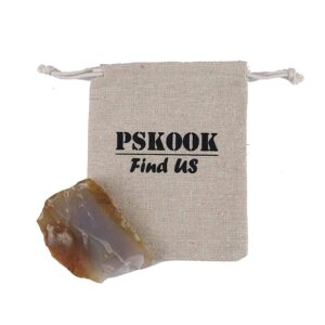 pskook flint steel striker kit primitive fire english flint stone steel striker(flint 1pc)