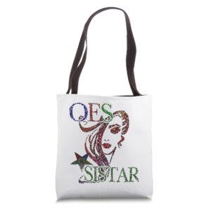 order of the eastern star oes sistar ritual ring masonic tote bag