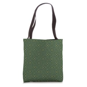 celtic knot, irish folklore, book of kells tote bag