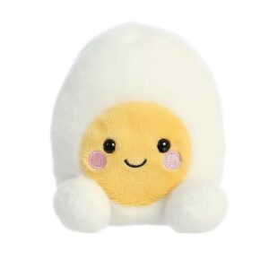 aurora® adorable palm pals™ bobby egg™ stuffed animal - pocket-sized play - collectable fun - yellow 5 inches