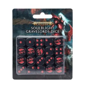 games workshop retail inc. aos soulblight gravelords dice set, 99220207008