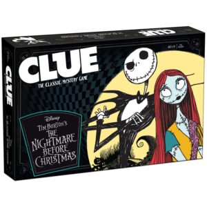 clue: disney the nightmare before christmas | collectible clue game based on disney classic film | officially-licensed game with familiar locations and iconic characters