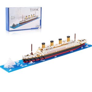 dafdag titanic large size mini building blocks building kit for diy mini building blocks and toy gifts for adults or 14+ kids （1872 pieces）