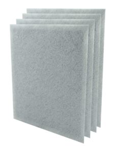 invisiclean replacement prefilter - 4 pack - compatible mini aura ic-3012 air purifier