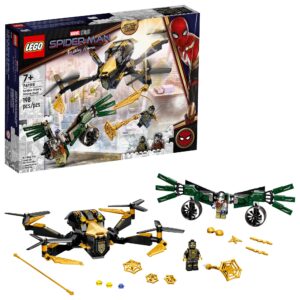 lego marvel spider-man’s drone duel 76195 building kit (198 pieces)