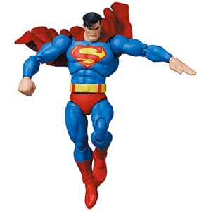 medicom the dark knight returns: superman mafex action figure, multicolor