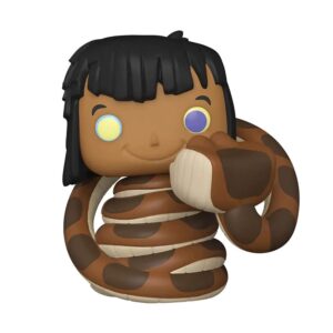 funko pop! the jungle book mowgli with kaa very neko exclusive bobblehead 987