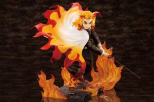 kotobukiya demon slayer: kimetsu no yaiba: kyojuro rengoku artfx j statue, multicolor