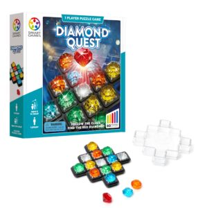 smartgames diamond quest deduction game with 80 challenges for ages 10 - adult