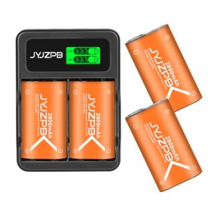 jyjzpb 2800mahx4 controller rechargeable batteries with dual charger for xbox one/xbox series x/xbox series s/xbox one x|s/xbox one elite wireless controller, xbox accessories