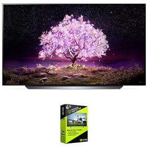 lg oled65c1pub 65 inch 4k smart oled tv with ai thinq bundle with premium 4 yr cps enhanced protection pack