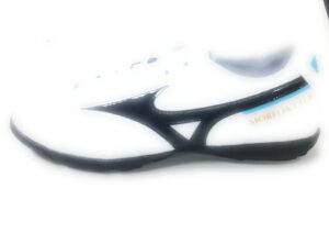 mizuno men's football shoe, white black blueatoll, 11