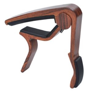 guitar capo, rosewood capo guitar clamp guitar capo for acoustic and electric guitar