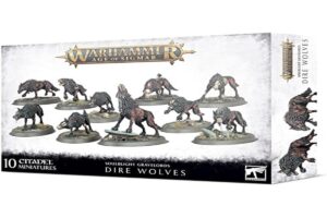 warhammer aos - soulblight gravelords dire wolves