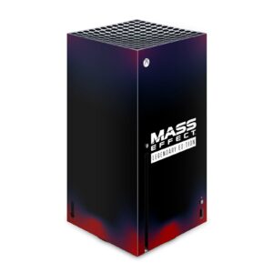 head case designs officially licensed ea bioware mass effect logo legendary graphics vinyl sticker gaming skin decal cover compatible with xbox series x console