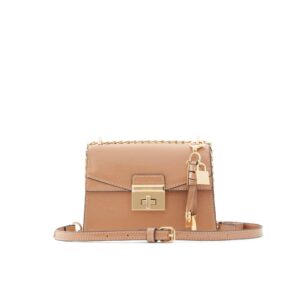 aldo women's giasa crossbody bag, medium beige