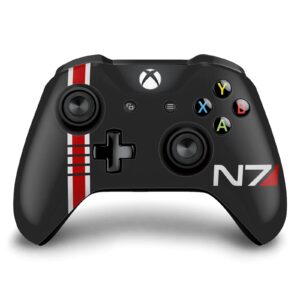 head case designs officially licensed ea bioware mass effect n7 logo legendary graphics vinyl sticker gaming skin decal cover compatible with xbox one s/x controller