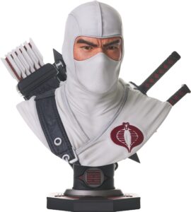 diamond select toys g.i. joe: storm shadow legends in 3-dimensions 1:2 scale bust, multicolor