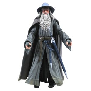 diamond select toys the lord of the rings: gandalf action figure, multicolor