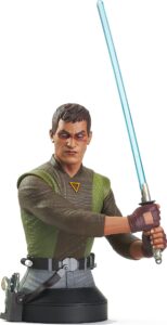 diamond select toys star wars rebels: kanan jarrus 1:6 scale bust, multicolor